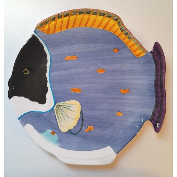 Studio Nova | Dining | Studio Nova Ocean Fish Plate Platter Ac060 Blue ...